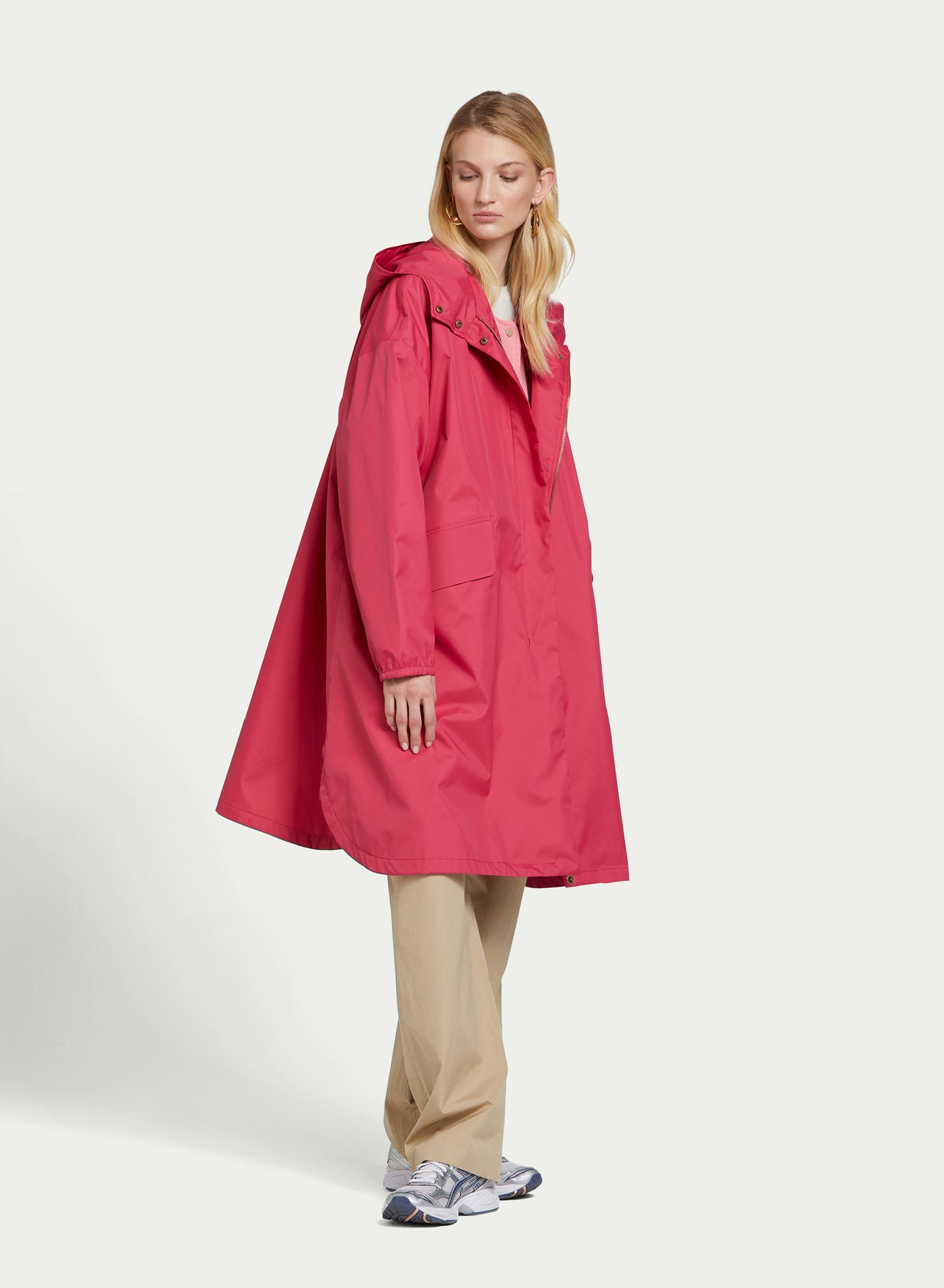 Parka Mit Lederrmel Damen